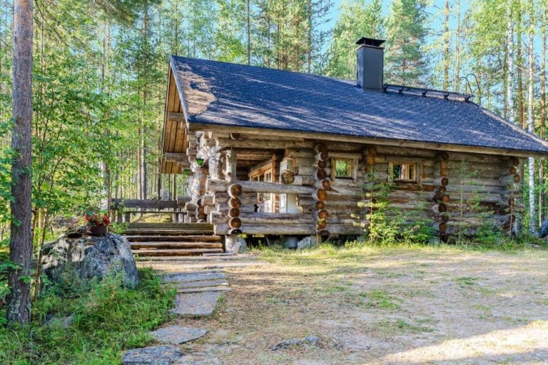 Outstanding Log Cottage Situated In The Nature