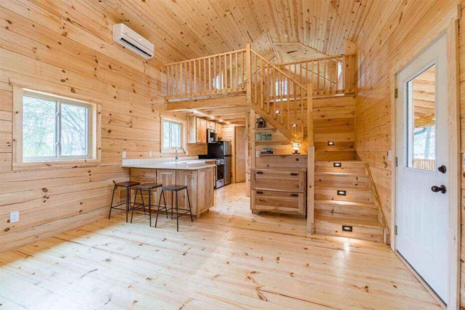 Fall In Love With This New And Cozy Amish Built Log Cabin