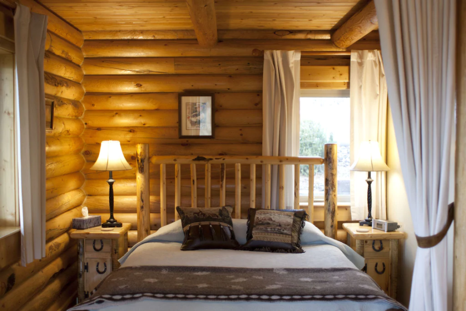 This Beautiful, Immaculate Log Cabin Furnished In Western Elegance And ...