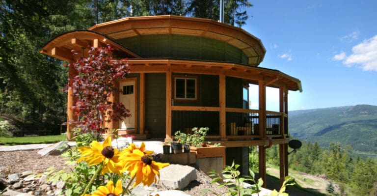 A Unique Eco-Friendly Round House From Mandala Custom Homes