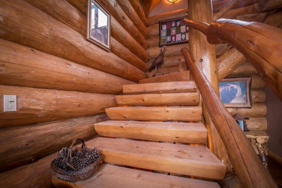 Fall In Love With The Beauty Of This Handcrafted Log Home