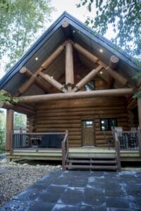 Stunning Handcrafted Log House In British Columbia