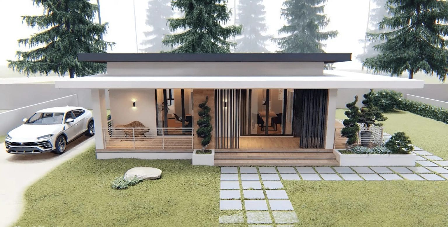 Environment friendly Residing: 54 Sq. Meter Fashionable Small Home Design