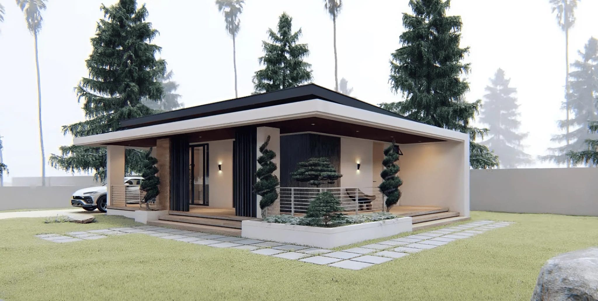 Environment friendly Residing: 54 Sq. Meter Fashionable Small Home Design