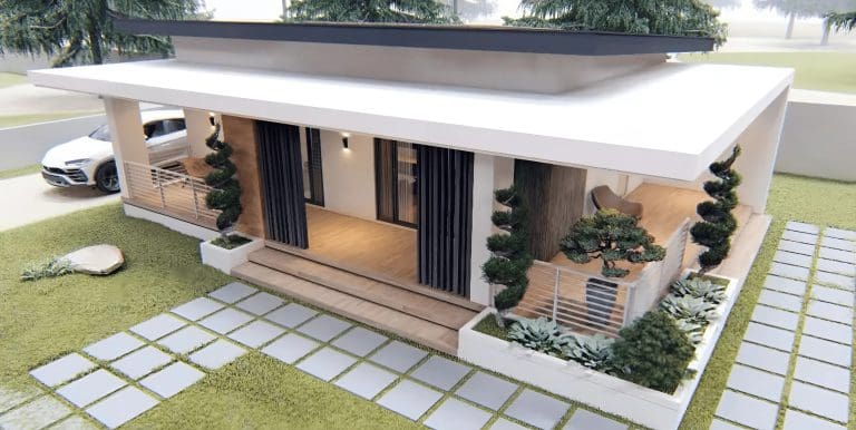 Environment friendly Residing: 54 Sq. Meter Fashionable Small Home Design